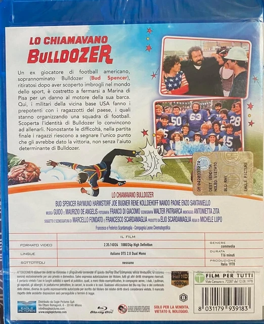 LO CHIAMAVANO BULLDOZER RARO BLU-RAY Eagle Bud Spencer Fuori Cat ...