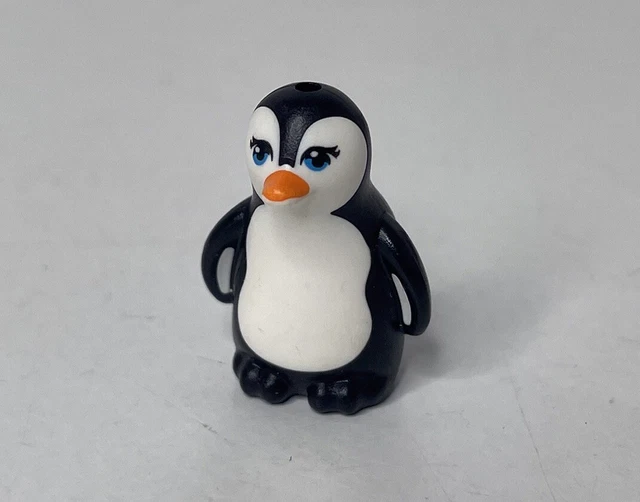 1X LEGO ANIMAL Penguin Black Eyes Blue Belly White Friends 6052295 ...