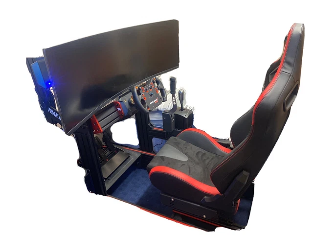 SIM RACING SIMULATOR rig fanatec, 49 inch samsung curved screen, track ...