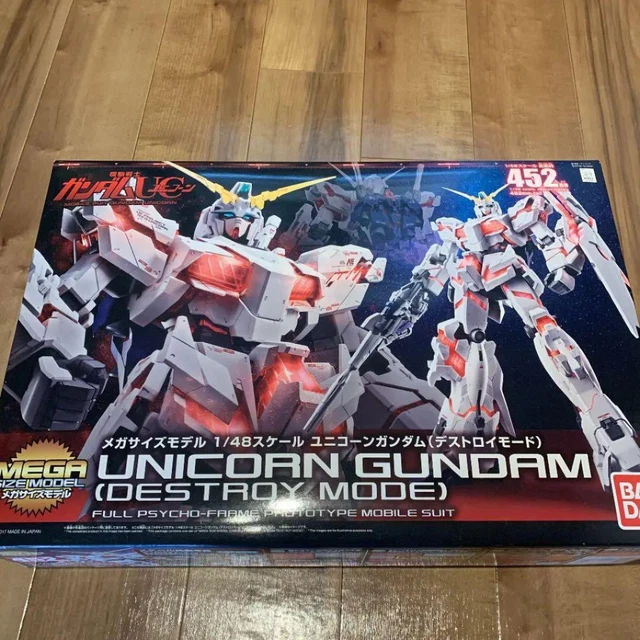 MEGA SIZE MODEL Gundam UC Unicorn Gundam Destroy Mode 1/48 Model Kit ...