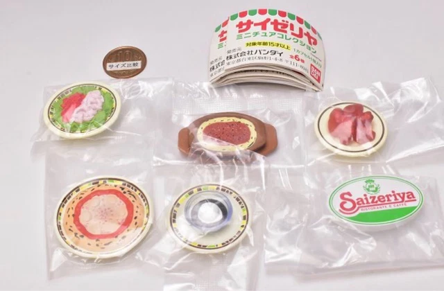 SAIZERIYA MINIATURE COLLECTION All 6 Types Complete Set No.pr1191 £71. ...
