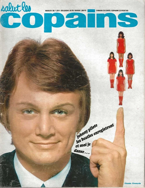 SALUT LES COPAINS n° 56 - Claude François (Mars 1967) EUR 10,00 ...