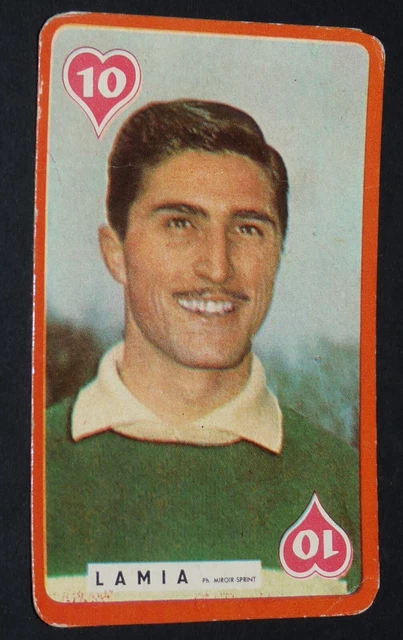 FOOTBALL CARTE PHOTO 1959-1960 Georges Lamia Ogc Nice Ogcn Nissa Gym Aiglons EUR 9,50 - PicClick IT