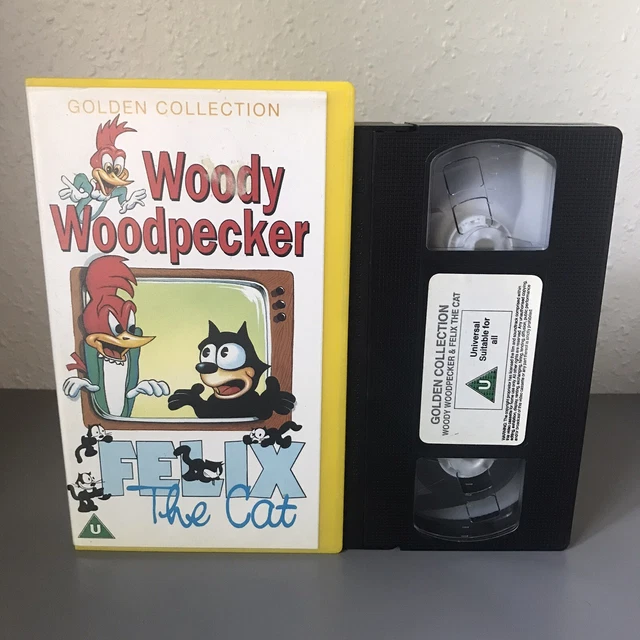 WOODY WOODPECKER & Felix The Cat - Vhs Video - Golden Collection £4.49 ...