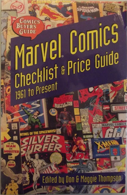 MARVEL COMICS CHECKLIST and Price Guide 1961-present-SEALED!!!! £16.00 ...