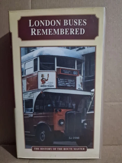 LONDON BUSES REMEMBERED The History Of The Route Master Pal Vhs Video £ ...