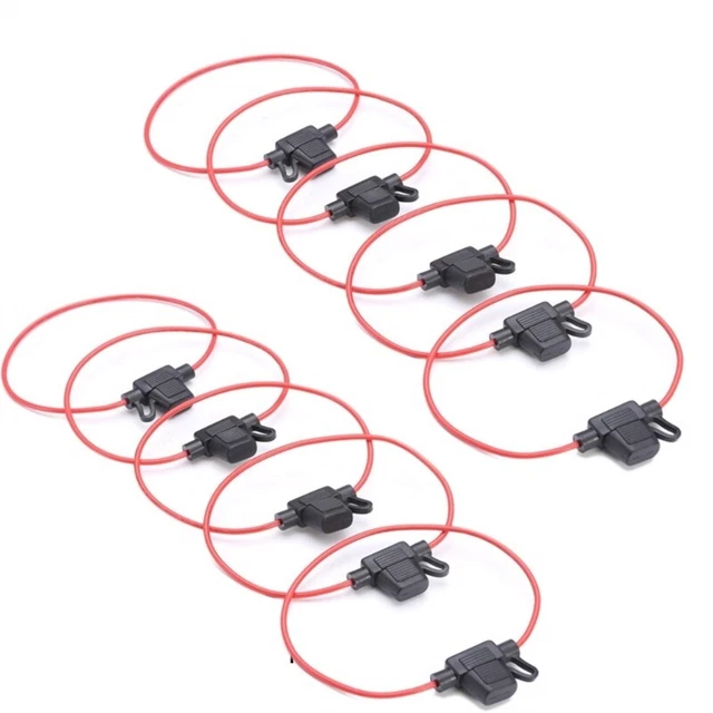 AUTO RING-FUSE INSERT Wire Harness Fuse Holder for Car Motorcycle-Fuse ...