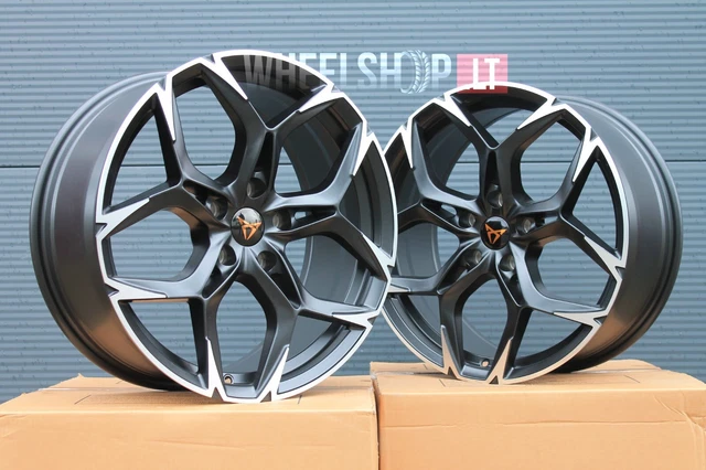 CUPRA FORMENTOR R19 5x112 4x19 pouces alliages 8,5j noir demi mat jante ...