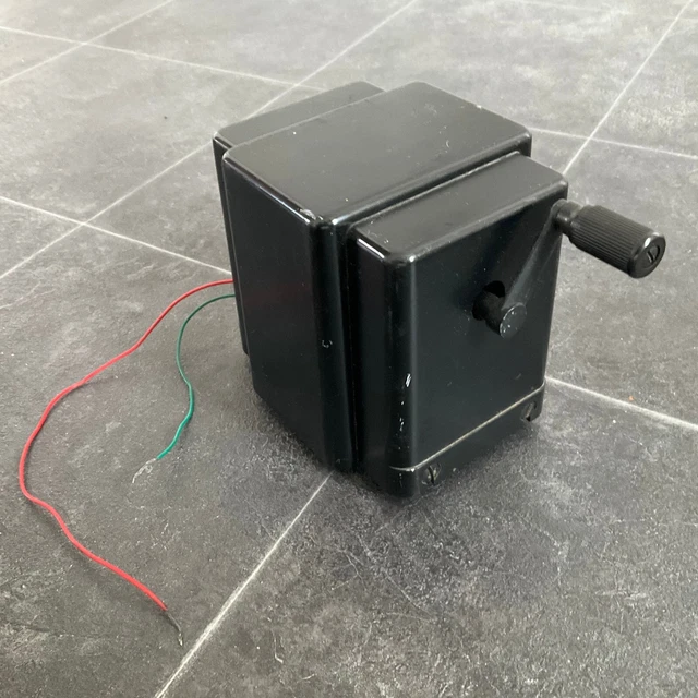 VINTAGE GPO TELEPHONE Magneto Generator & Handle Bakelite 40s £49.00 ...