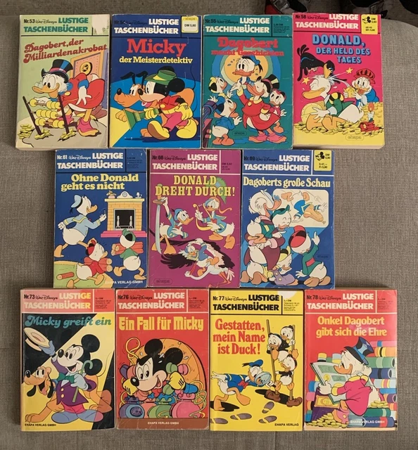 LUSTIGE TASCHENBÜCHER, WALT Disneys, LTB, 11 STK EUR 11,89 - PicClick DE