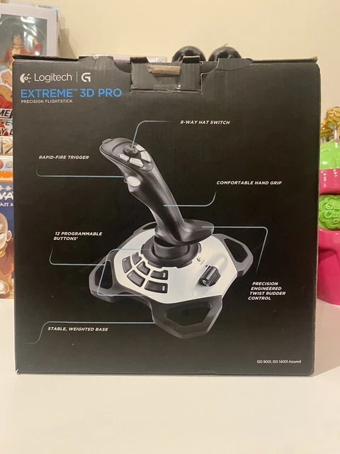 LOGITECH EXTREME 3D Pro Precision Flightstick Usb Gaming Joystick PC ...