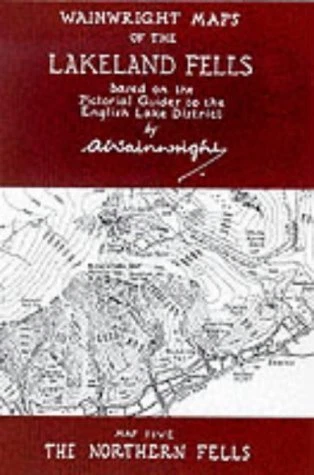 WAINWRIGHT MAPS OF the Lakeland Fells: Map 5: The Northern Fells by ...