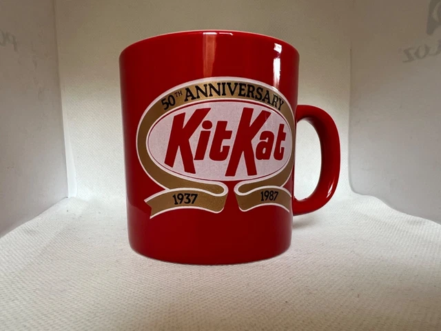 NESTLE KIT KAT 50th Anniversary 1937-1987 Ceramic Mug - Light Use ...