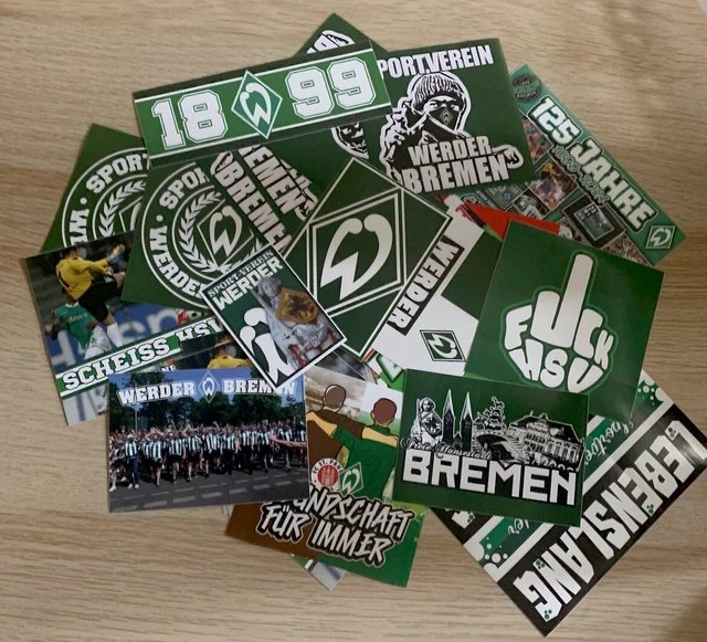 ULTRAS AUFKLEBER/STICKER MIX Werder Bremen 25 Stück ! EUR 12,50 ...