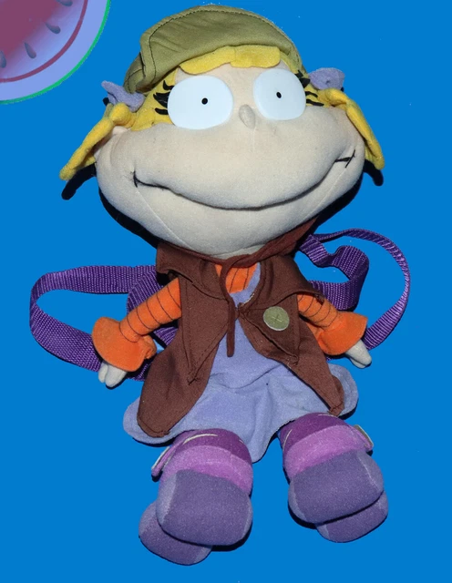 VINTAGE RUGRATS BACKPACK Detective ANGELICA PICKLES 1997 Viacom Stuffed ...