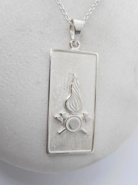 RESCUE TIME MACHINE Baked: Pendant And Chain Silver 925- Symbol Fire ...