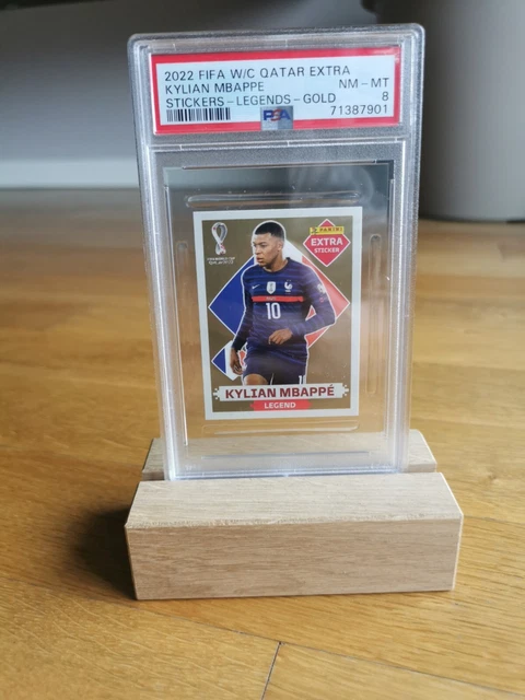 PANINI FIFA WORLD Cup 2022 Legend Extra Sticker Kylian Mbappe Gold EUR ...