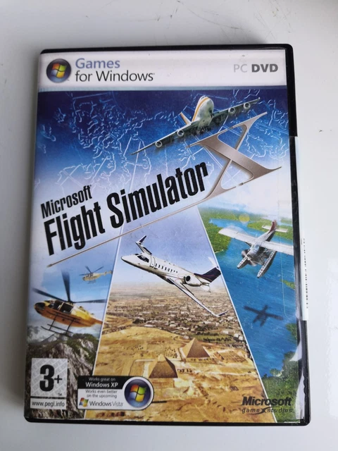 MICROSOFT FLIGHT SIMULATOR X Windows PC CD-ROM Video Game £4.71 ...