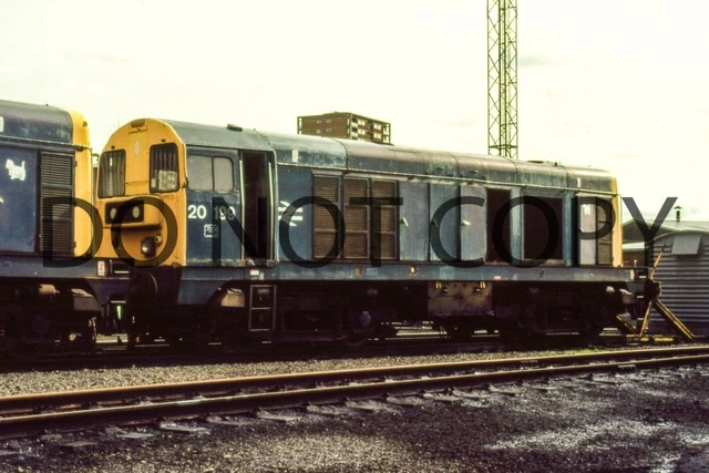 UK DIESEL TRAIN Railway Photograph Of Class 20 20199 Loco. (Rm20-360) £ ...