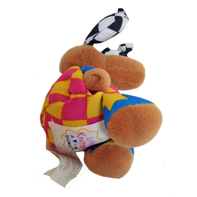 VINTAGE LAMAZE LITTLE Knotties Moose Animal Soft Toy Children ...