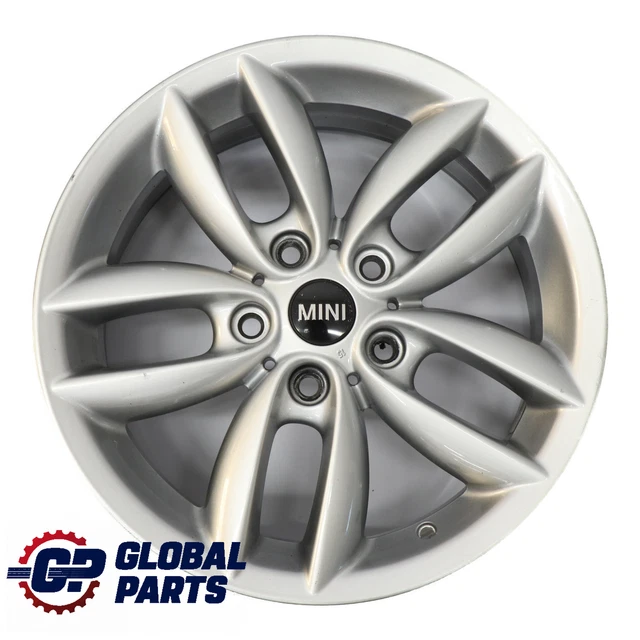 MINI COOPER R60 R61 Silver Wheel Alloy Rim 17" 7J 5-Star Double Spoke ...