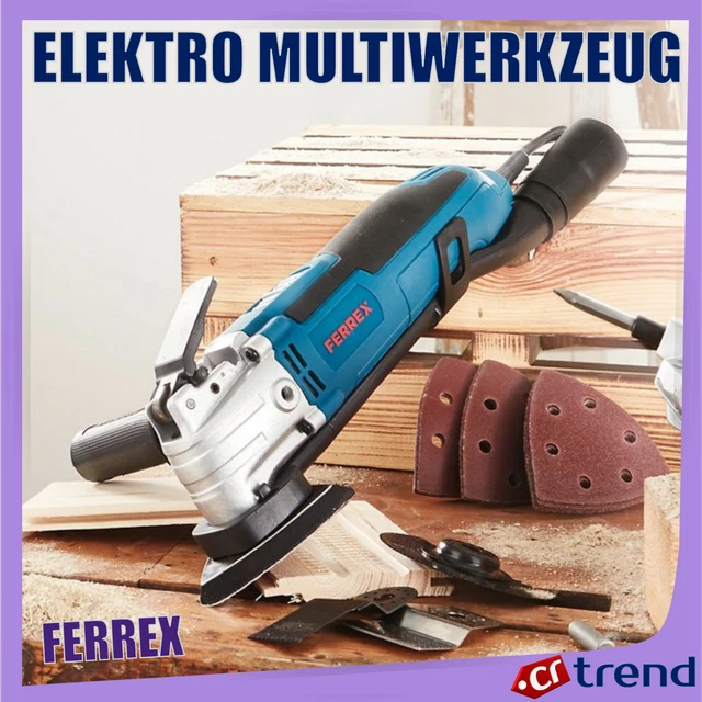 FERREX ELECTRIC MULTI-TOOL Tool 24pcs Saws Loops Separating Cockroaches ...