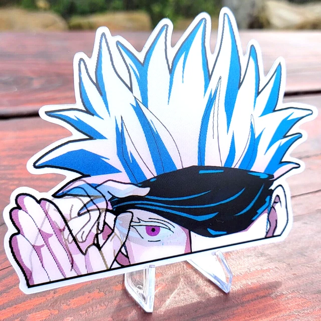 JUJUTSU KAISEN SATORU Gojo Anime 3D Lenticular Motion Car Sticker Decal ...