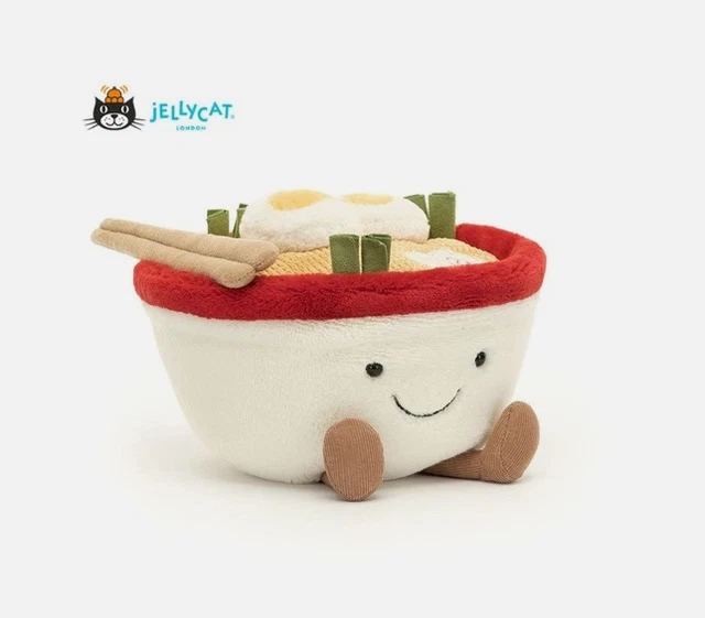 NWT JELLYCAT AMUSEABLE Ramen Plush - Cute Noodle Bowl Stuffed Animal ...
