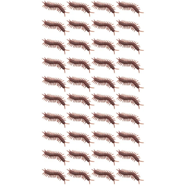 120 PCS SIMULATED Centipede Toys Lifelike Centipede Toys party prank ...
