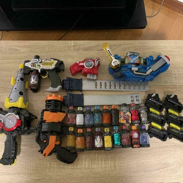 KAMEN RIDER BUILD DX Sclash Driver set completo bottiglie 18 p cintura ...