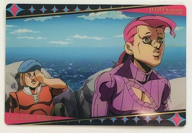 JOJO'S BIZARRE ADVENTURE Part 5 Golden Wind Wafer Carte Vinaigre Doppio ...