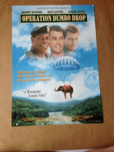 OPERATION DUMBO DROP walt disney 1995 ray liotta Video Shop ORIGINAL ...