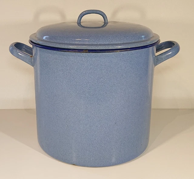 ALTER TOPF KOCHTOPF Einkochtopf Einwecktopf Emailletopf Suppentopf ...