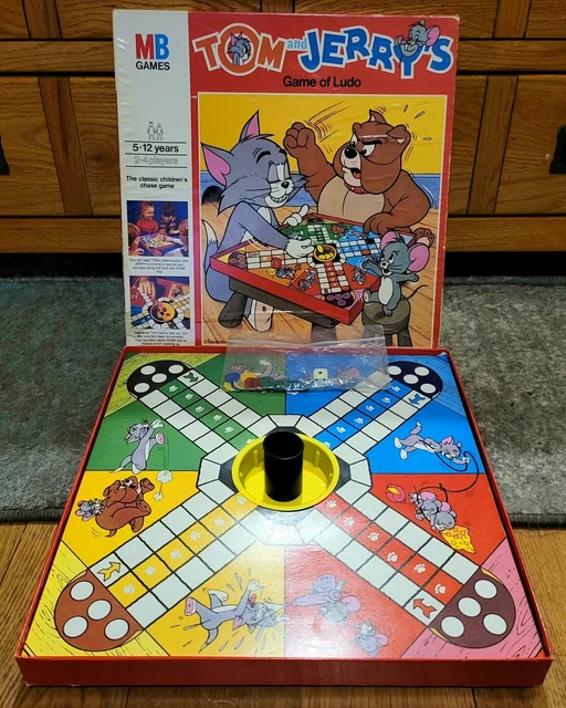 TOM AND JERRY Game Of Ludo MB Games 1978 - Complete - Very Good ...