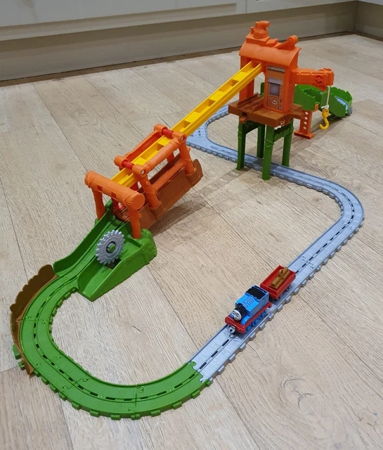 THOMAS AND FRIENDS Misty Island Zipline Train Track Playset £22.99 ...