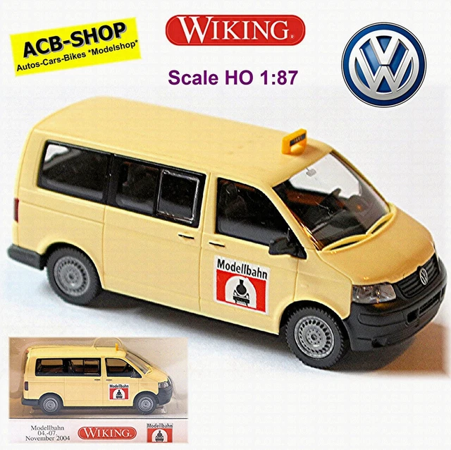 VW T5 MULTIVAN Bus 2003-09 TAXI 2006 Modellbahn 1:87 Wiking 149 15 EUR ...