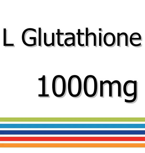 L GLUTATHIONE 1000MG x 30 Tablets - 1 Months Supply - Cellular ...