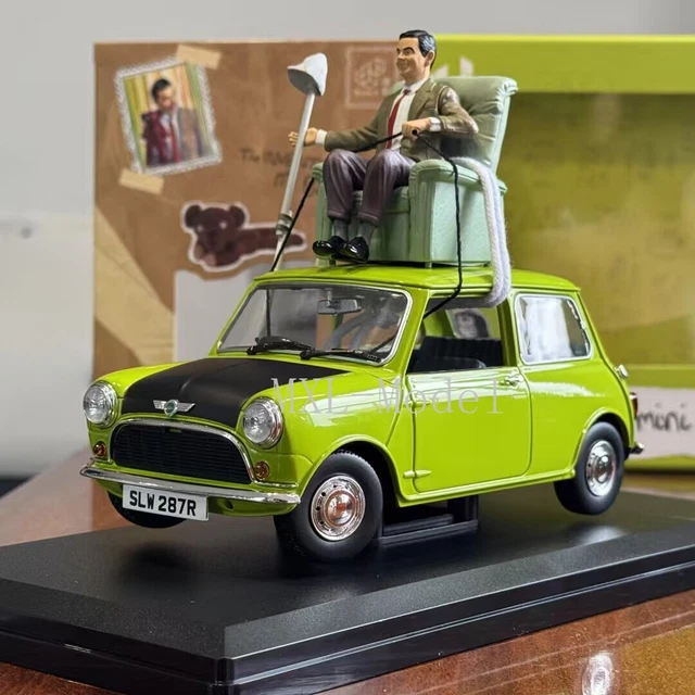 1:18 SCALE TINY MINI Cooper Mr Bean‘s MINI Set with sofa Metal Diecast ...