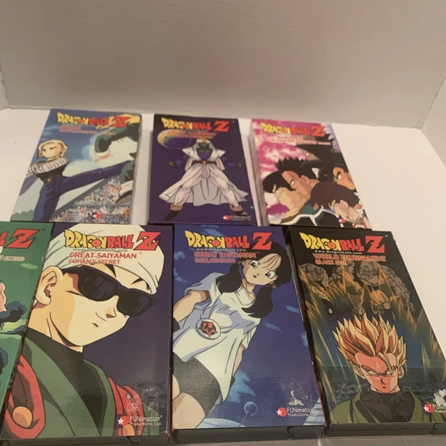 ANIME VHS DRAGON Ball Z. Lotto VHS mista. Set di 7! Funimation ...