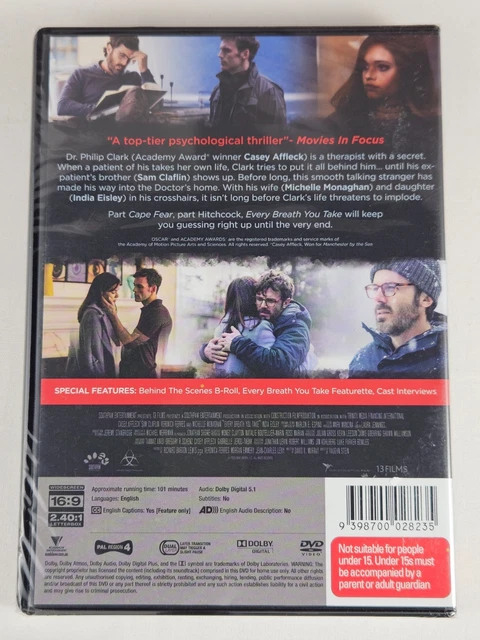 EVERY BREATH YOU Take DVD (New & Sealed) Region 4 $10.79 - PicClick AU