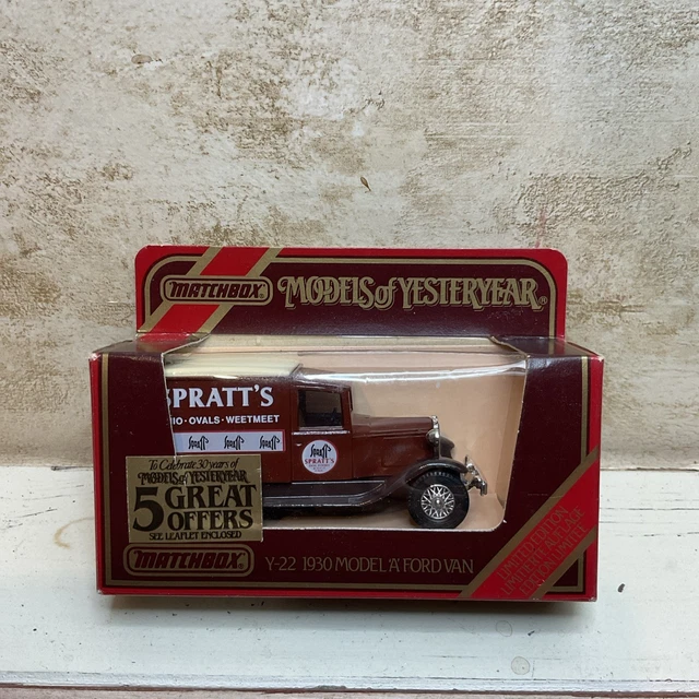 MATCHBOX Y-22 1930 Model ‘A’ Ford Van, MODELS OF YESTERYEARS, Vintage ...