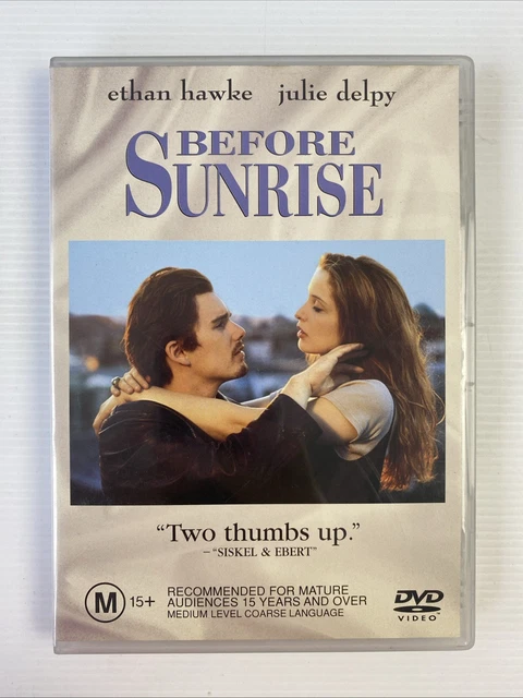 BEFORE SUNRISE (DVD, 1995) Ethan Hawke - Very Good Condition Region 4 ...