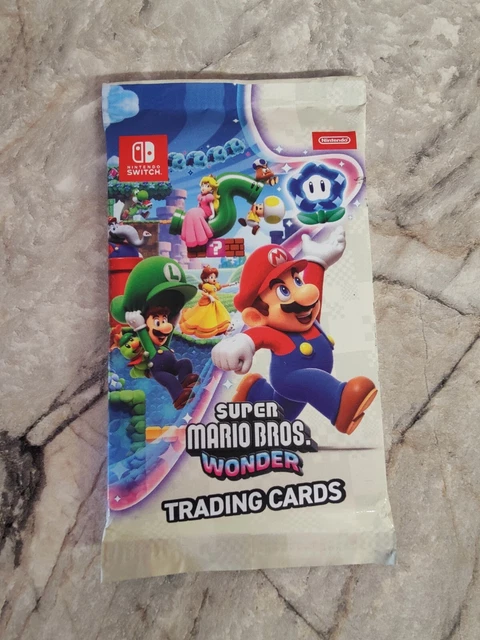 SUPER MARIO BROS Wonder TRADING CARD PACK - New & Sealed, In Hand $43. ...