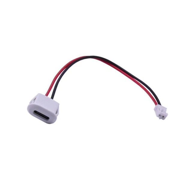 USB 2.0 2PIN Female Power Jack 2P Charging Port Connector Wire $5.46 ...