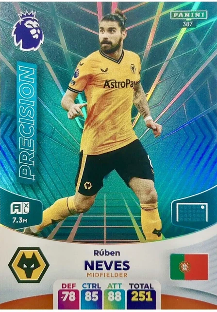 PANINI ADRENALYN XL Premier League 2024 Ruben Neves Wolverhampton ...