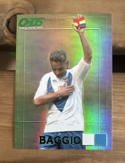 ROBERTO BAGGIO E10 Calcio Cards 2005 - RARE PANINI Card £31.88 ...