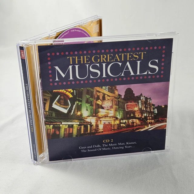 THE GREATEST MUSICALS CD 2 Guys And Dolls / The Music Man / Kismet $8. ...