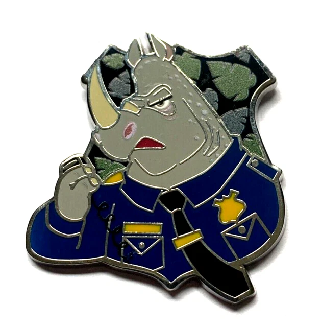 DISNEY PIN BADGE Officer McHorn - Zootopia ZPD - Mystery £4.99 ...