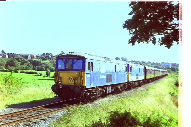 35MM RAILWAY COLOUR Negative Class 73 133 and 73 129 at Burrs ELR £2.54 ...