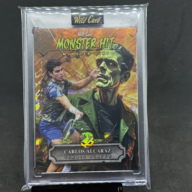 2025 WILD CARD HAUNTED HITS Multi-Sport CARLOS ALCARAZ Monster Hunt ...
